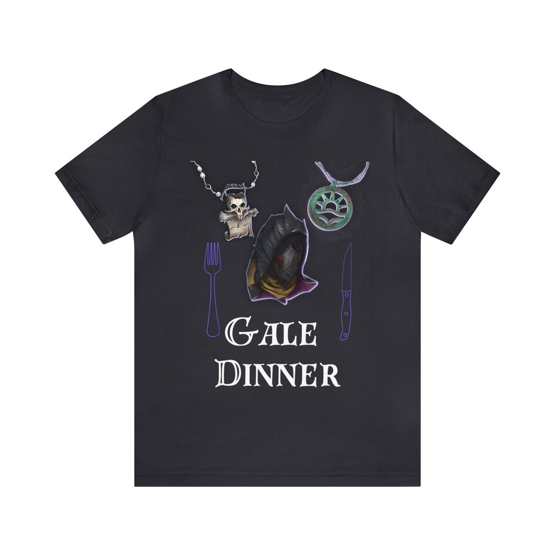 Gale Dinner BG3 Wizard of Waterdeep Inspired Unisex Jersey Short Sleeve ...