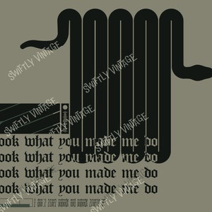 Reputation Snake Shirt, Taylor Swift Reputation, Reputation Era, Green ...