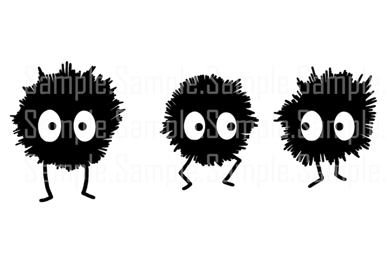 DIGITAL DOWNLOAD Soot Sprites From Studio Ghibli - Etsy
