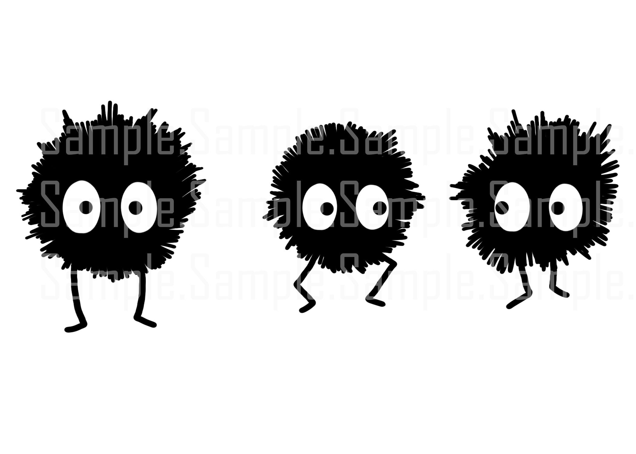 DIGITAL DOWNLOAD Soot Sprites From Studio Ghibli - Etsy