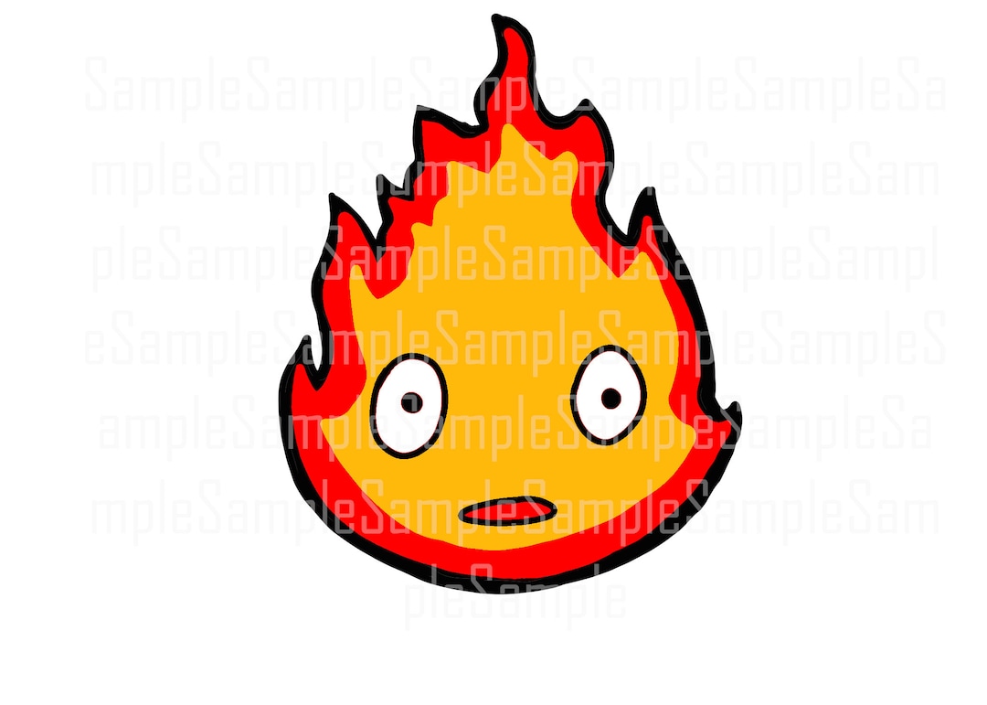 Calcifer DIGITAL DOWNLOAD Svg and Png - Etsy Canada