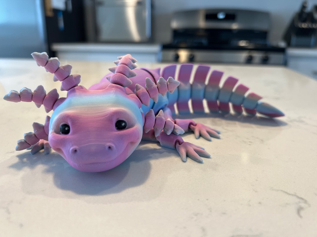Axolotl 3D Printed - Etsy