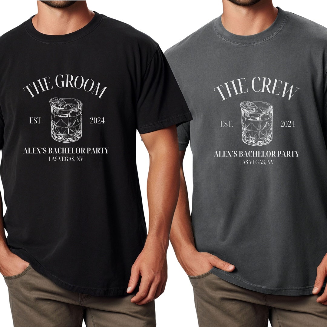 Bachelor Party Shirt, Groomsmen T-shirt, Custom Bachelor Party Gift ...