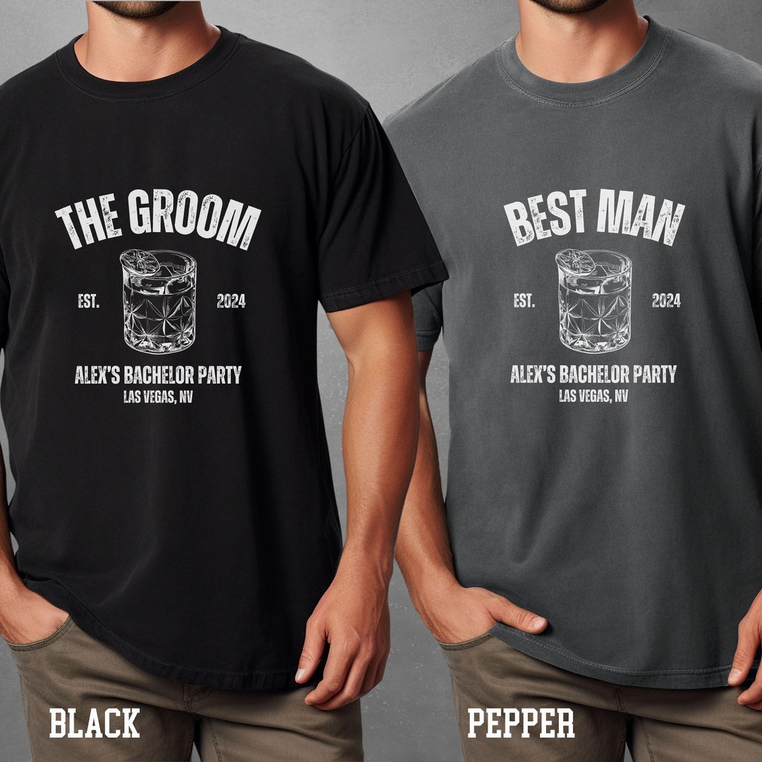 Bachelor Party Shirt, Groomsmen T-shirt, Custom Bachelor Party Gift ...