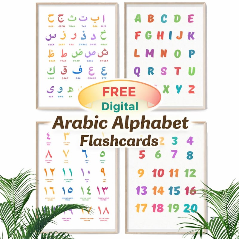 Arabic Educational Posters - Etsy