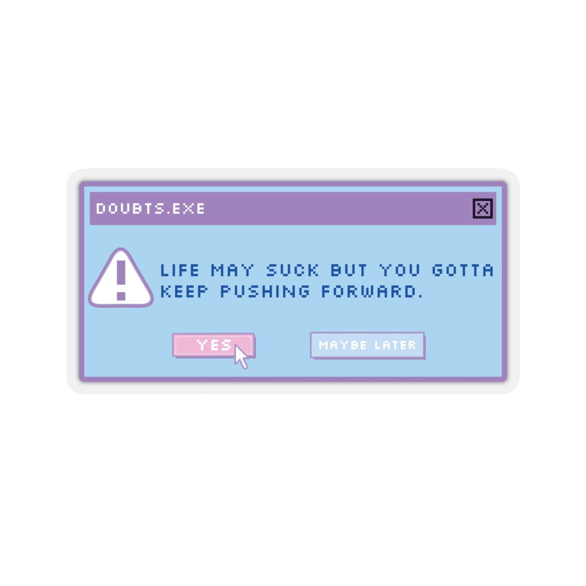 Retro Sticker, Windows Error Sticker, Error Sticker, Pop Window, Y2k ...