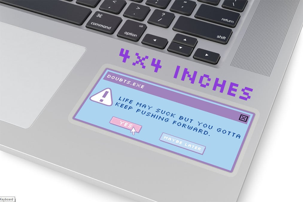 Retro Sticker, Windows Error Sticker, Error Sticker, Pop Window, Y2k ...