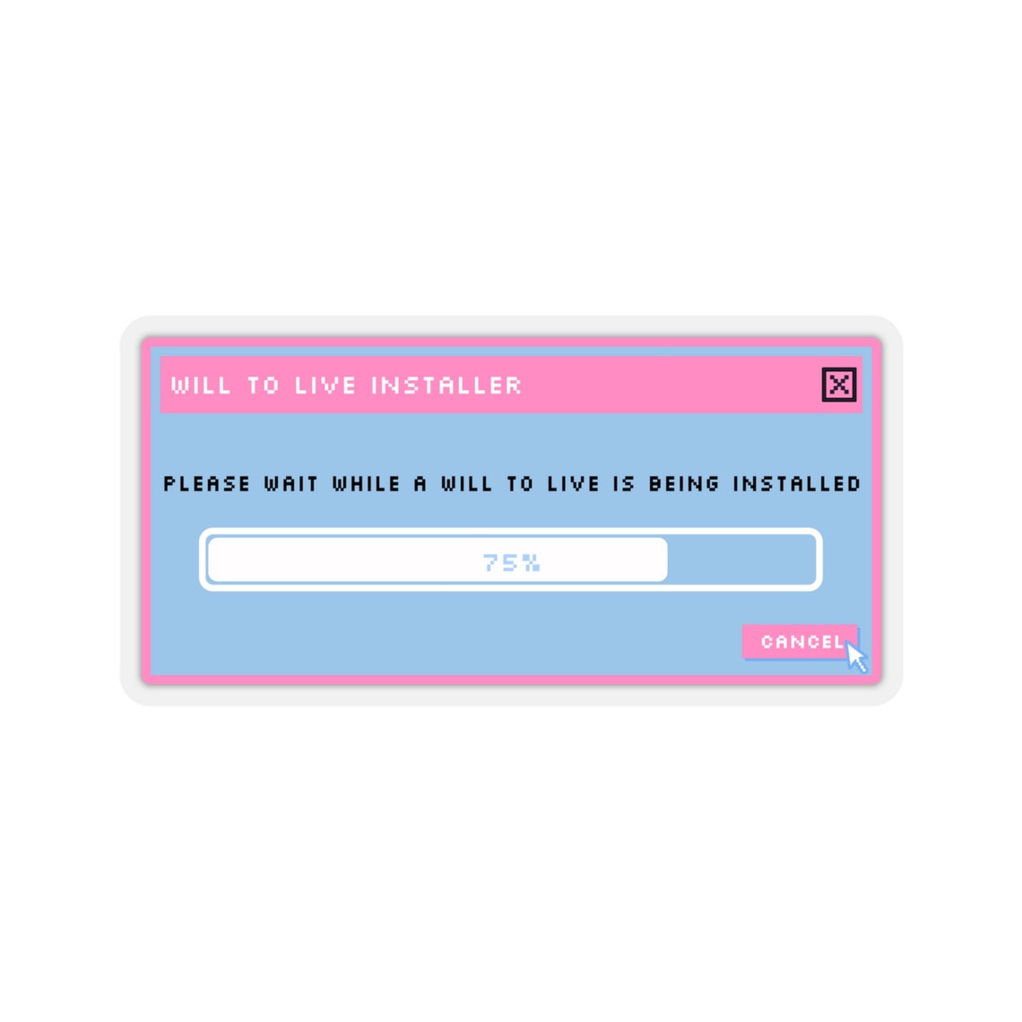 Retro Sticker, Windows Error Sticker, Error Sticker, Pop Window, Y2k ...