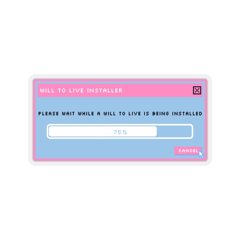 Retro Sticker, Windows Error Sticker, Error Sticker, Pop Window, Y2k ...