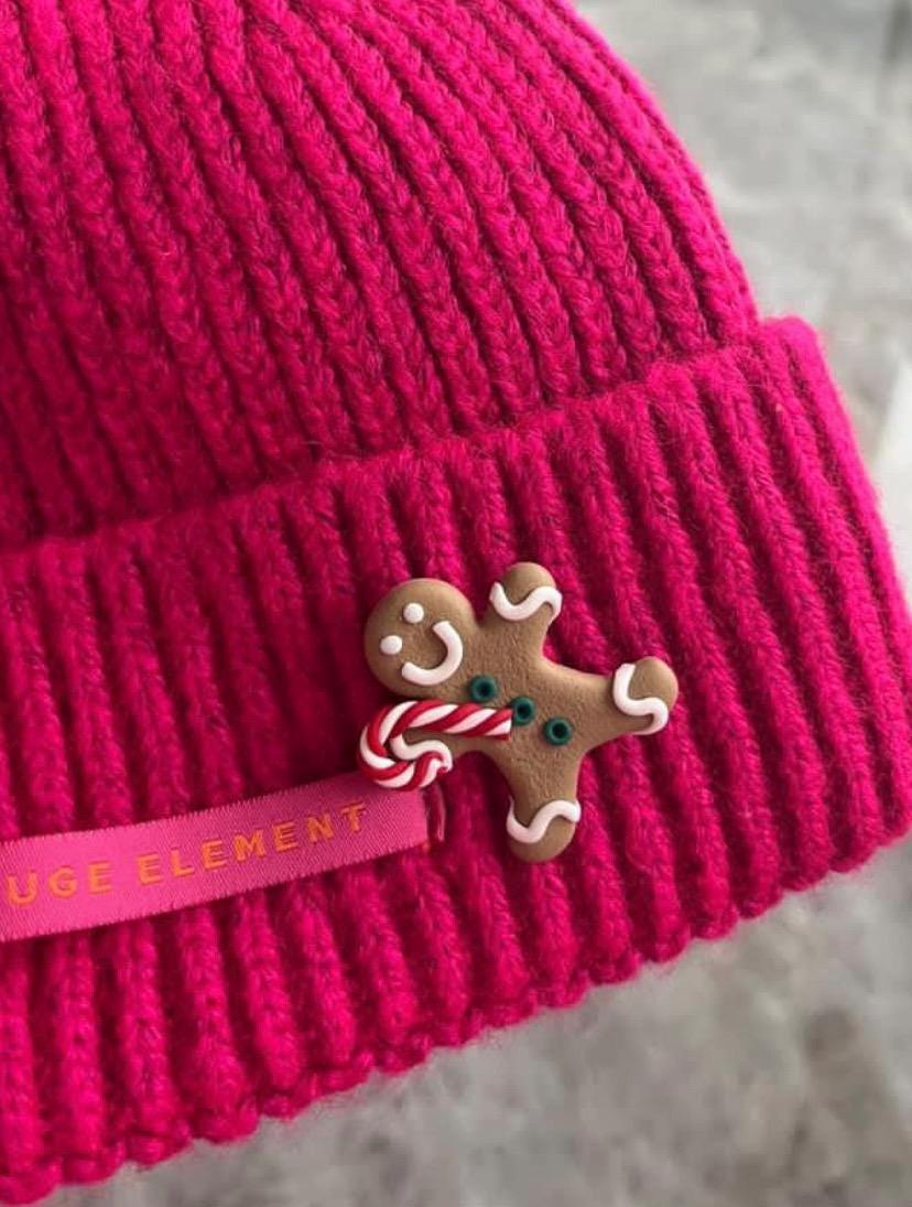 Sweet Gingerbread Man Brooch Pin Handmade Christmas Jewelry for Her - Etsy