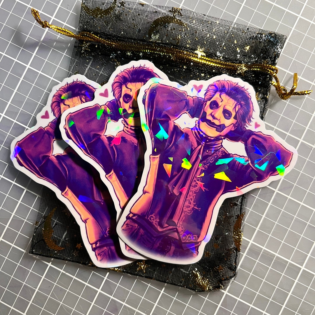 Papa Copia Holographic Vinyl Sticker - Etsy
