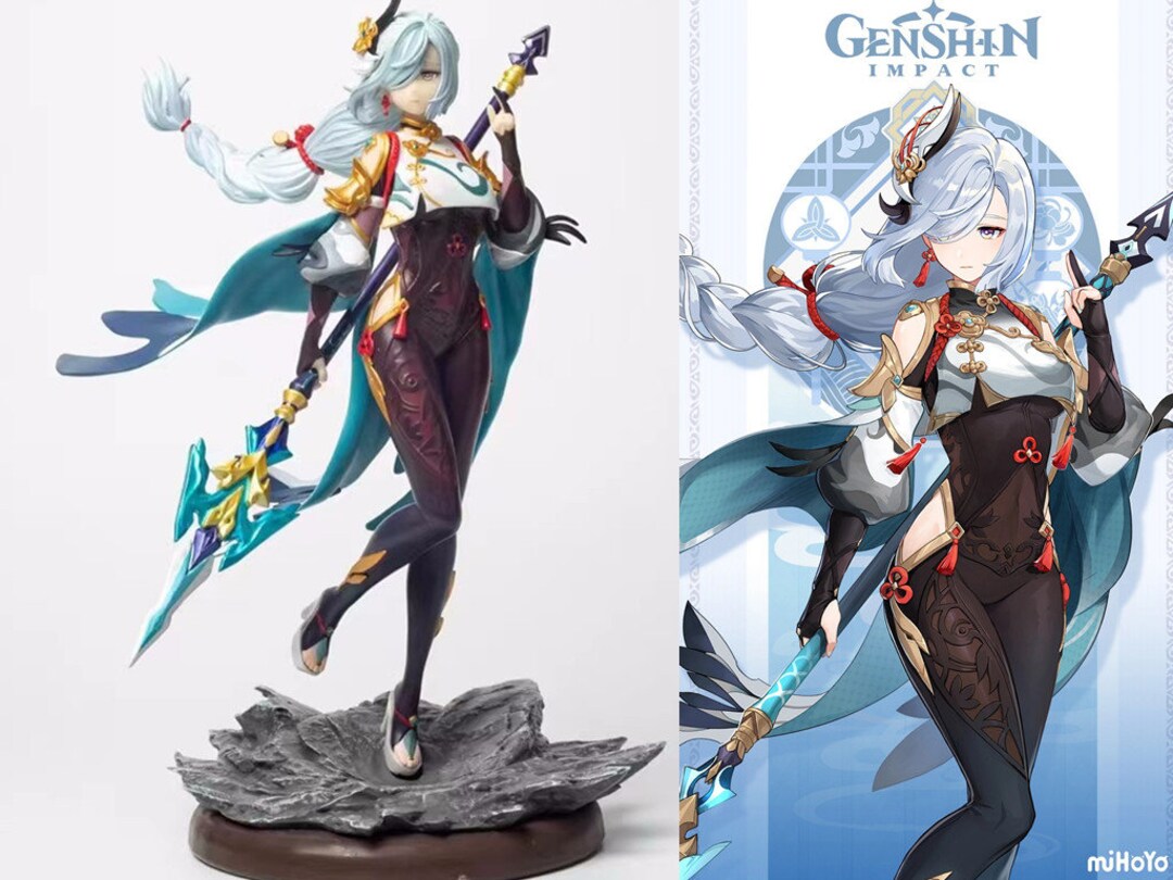 Genshin Impact Shenhe Genshin Figure PVC Anime Figure - Etsy Australia