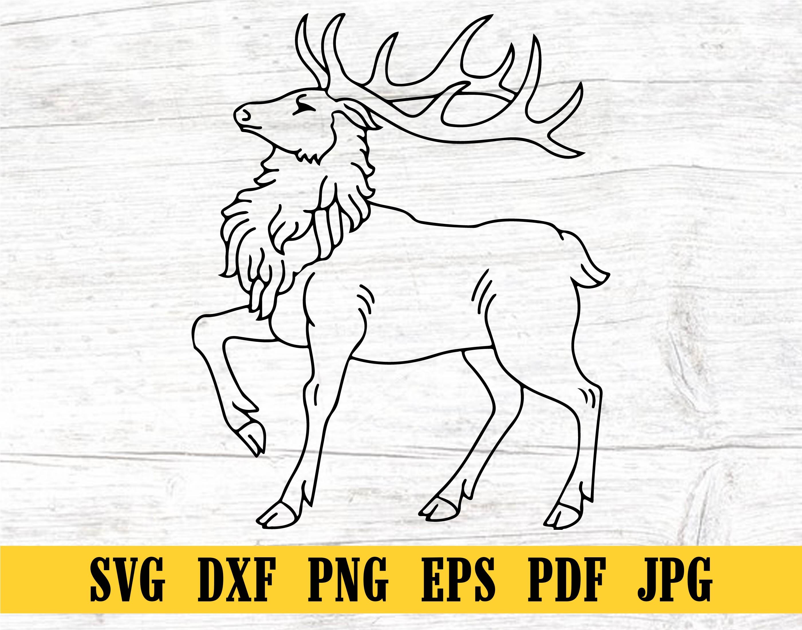 Deer Svg, Deer Clipart, Deer Png, Deer Head, Deer Cut Files for Cricut ...