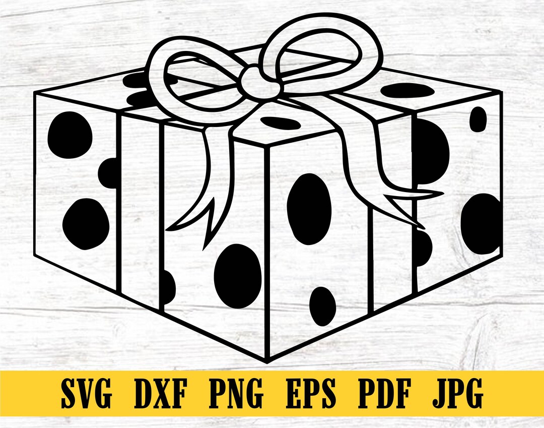 Present SVG, Gift Svg, Gift Box Svg, Ribbon SVG, Png, Svg Files for ...