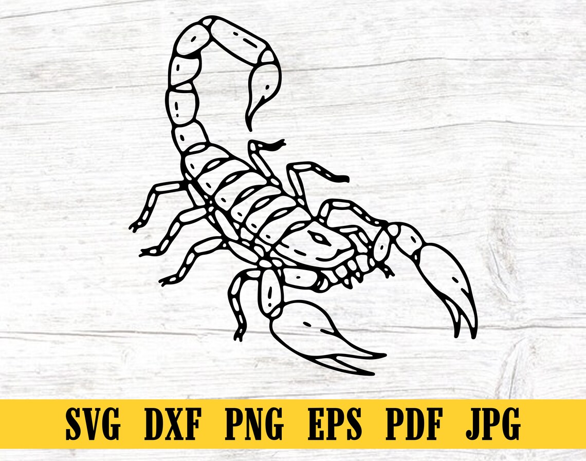 Scorpion Svg,scorpion Clipart,animal Svg,scorpion Svg Cutting File for ...