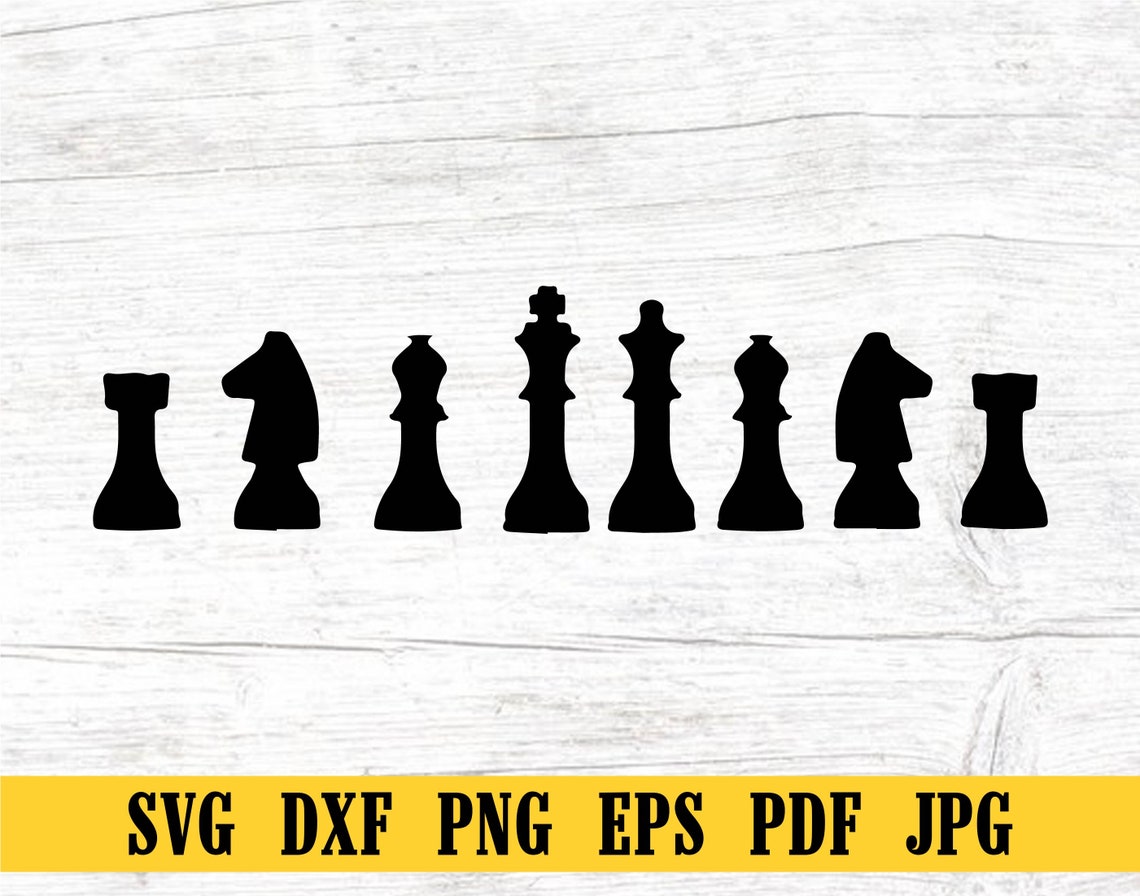 Chess SVG, Chess PNG, Chess Clipart, Chess Pieces Svg, Chess Pieces Png ...