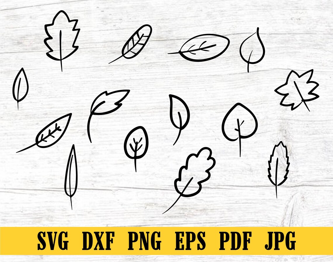 Paper Leaves, SVG, Cut Files, Leaf Templates, Instant Download, Cut ...