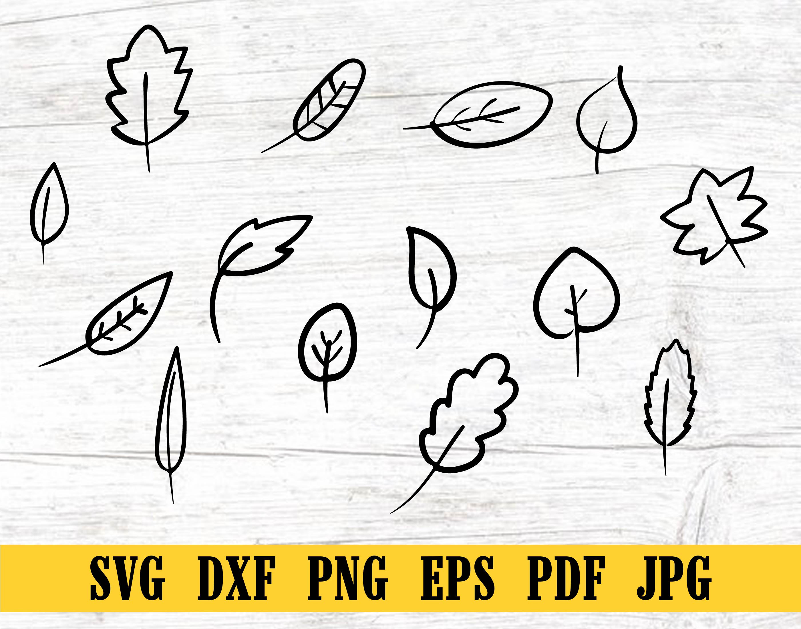 Paper Leaves, SVG, Cut Files, Leaf Templates, Instant Download, Cut ...