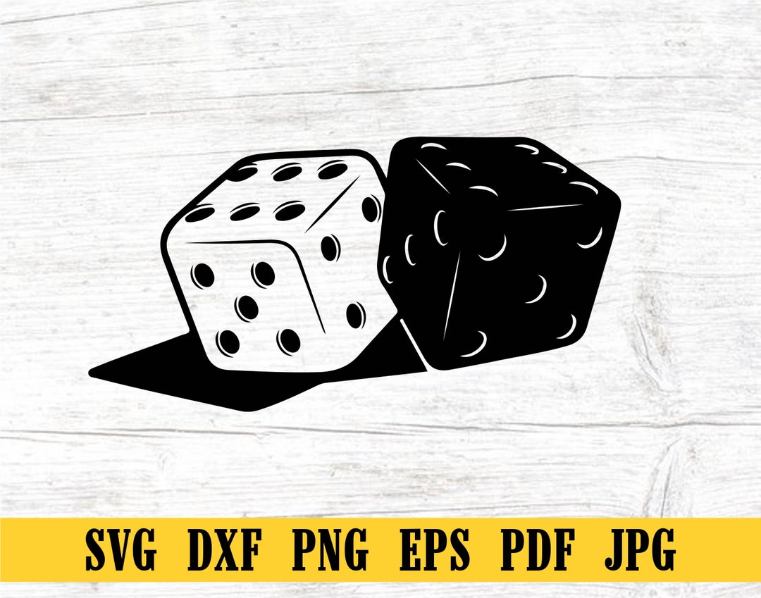 Dice Svg, Two Dice Svg, Casino Svg, Gamble Svg, Gambling Svg, Las Vegas ...