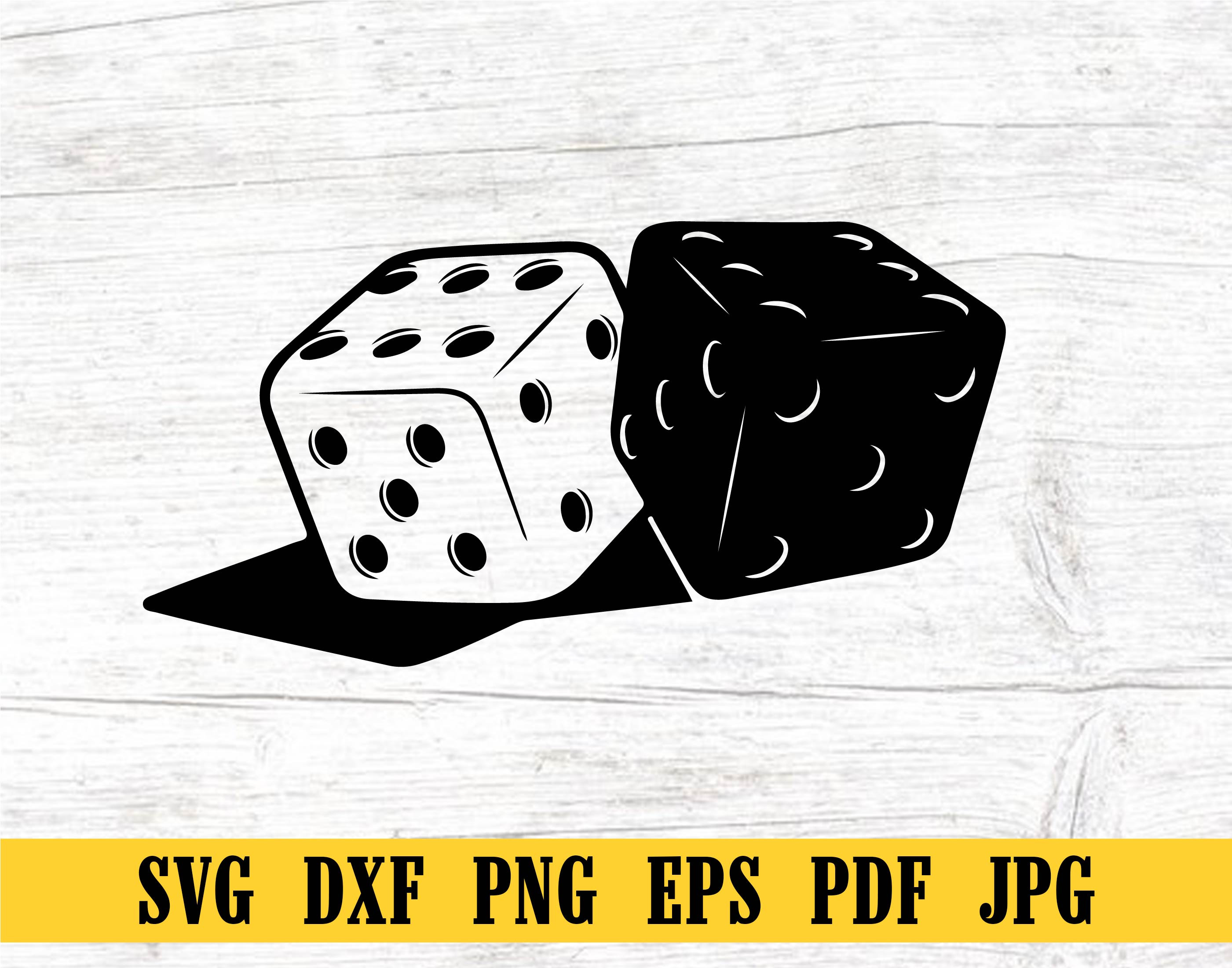 Dice Svg, Two Dice Svg, Casino Svg, Gamble Svg, Gambling Svg, Las Vegas ...