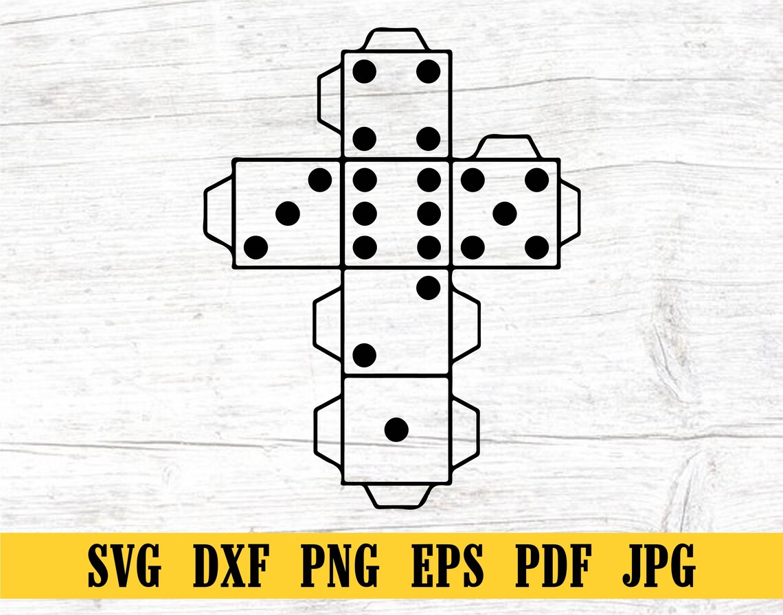 Dice SVG, Dice DXF, Dice PNG, Dice Clipart, Dice Silhouette, Dice Cut ...