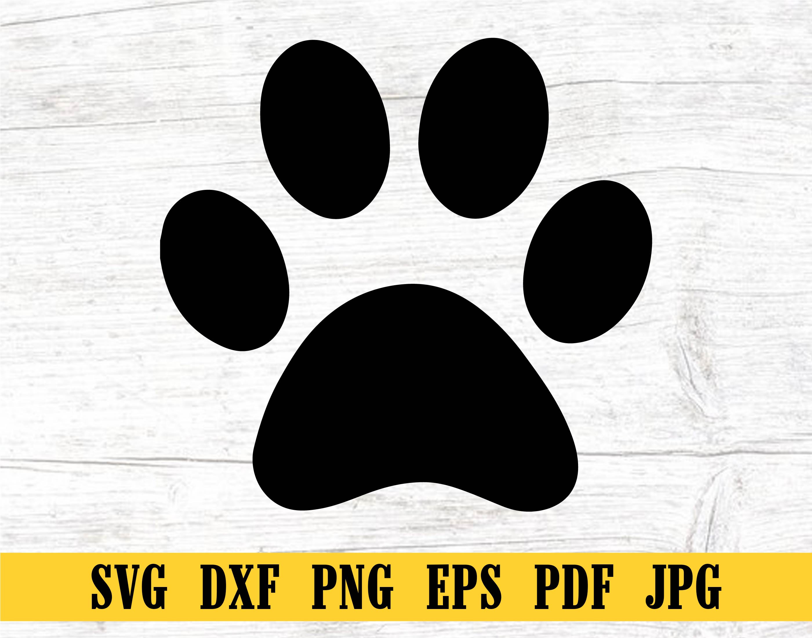 Dog Paw Print Svg, Dog Paw SVG, Dog Svg, Paw Svg, Animal Paw Svg ...