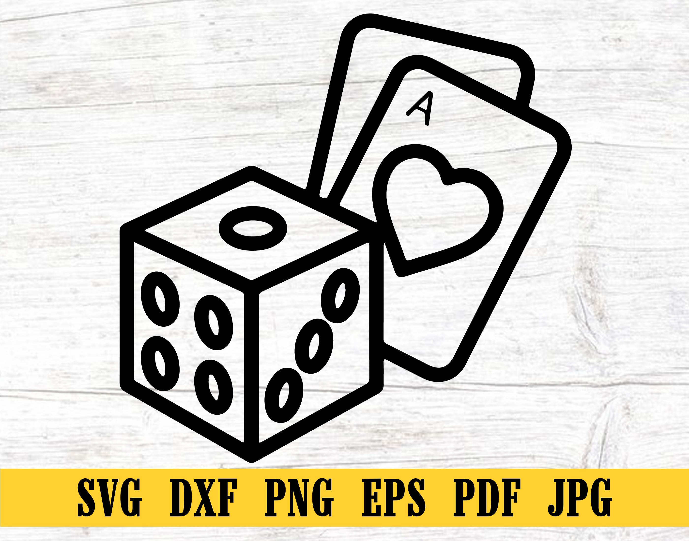 Poker Cards and Dice, Playing Cards Svg ,poker Cards Svg ,aces Svg ...