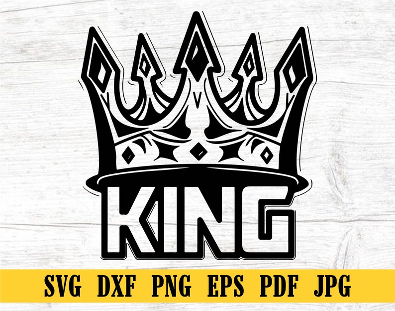 King With Crown SVG, Black Man Crown Svg, Melanin Svg, Afro Svg, Dope ...