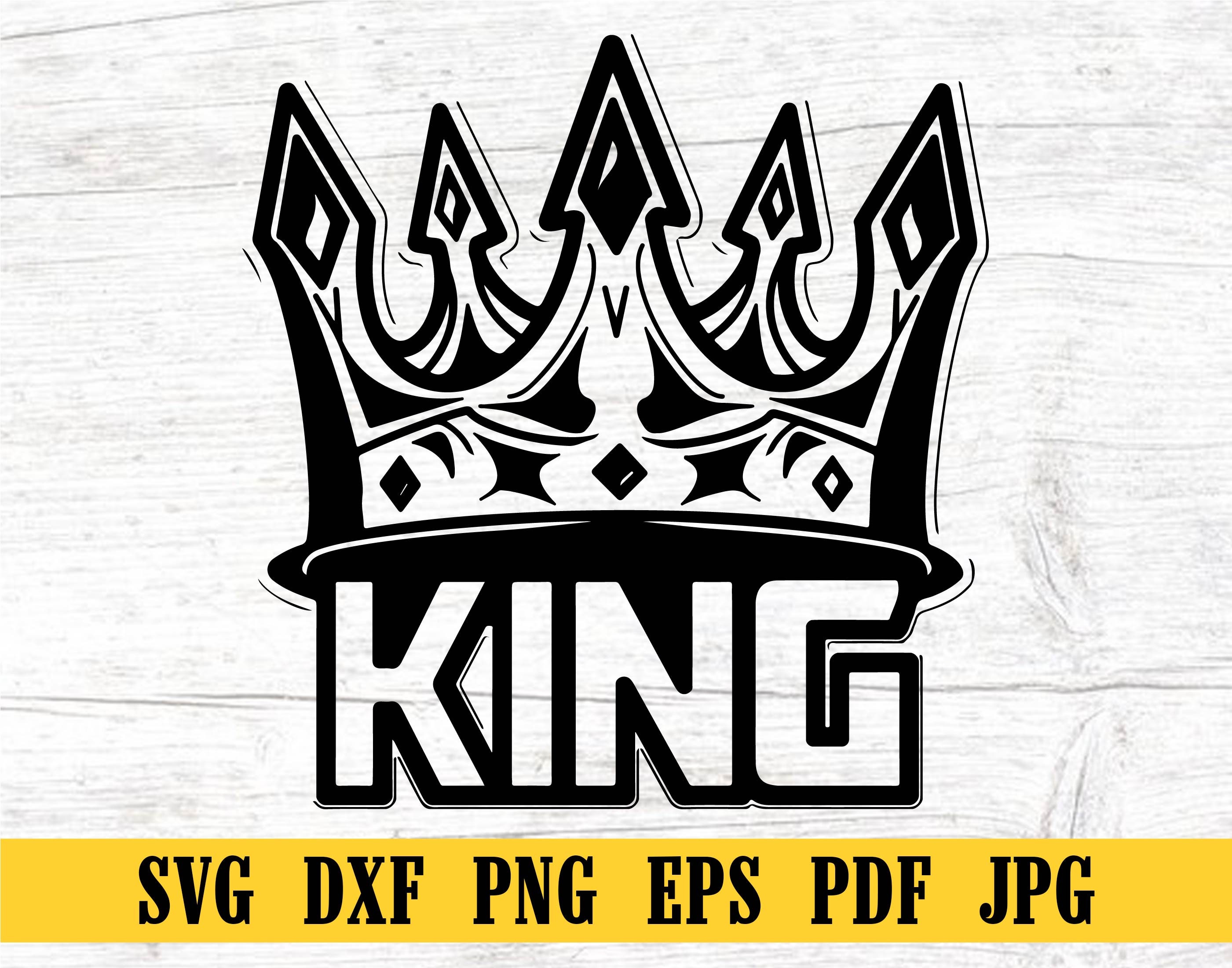 King With Crown SVG, Black Man Crown Svg, Melanin Svg, Afro Svg, Dope ...