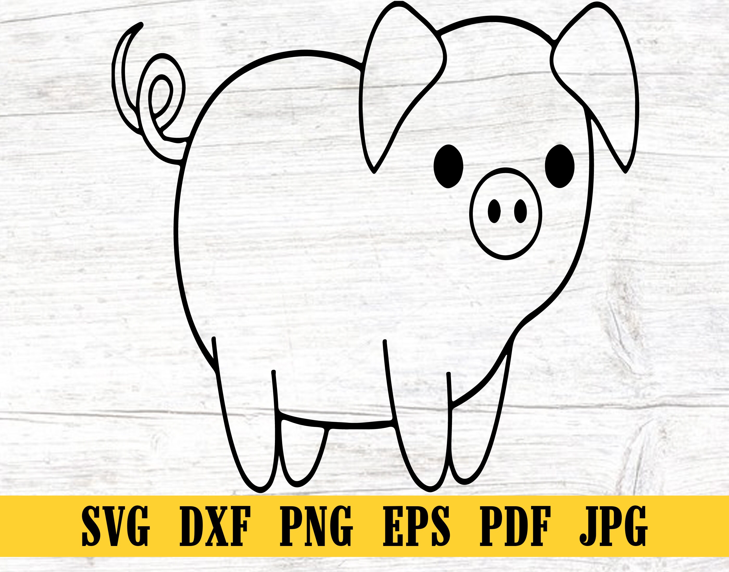 Pig Face SVG, Pig Cut File, Animal Face, Cute Pig Svg, Pig Svg, Animal ...
