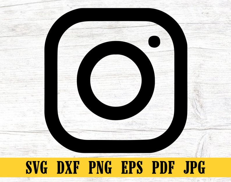Instagram Svg, Social Media Svg, Social Media Icon, Instagram Cricut ...