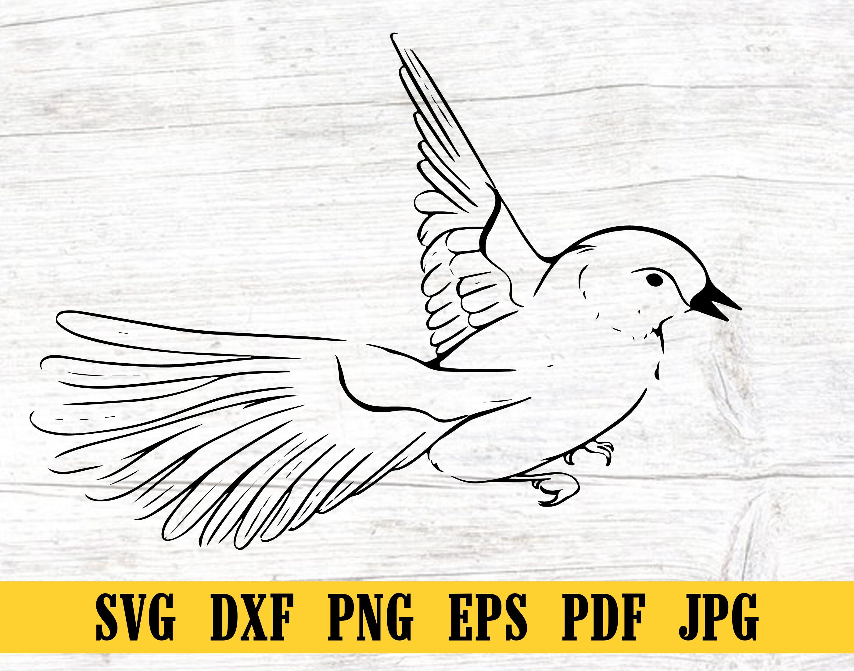 Dove Vector, Dove Clipart, Bird SVG Files for Silhouette Cameo or ...