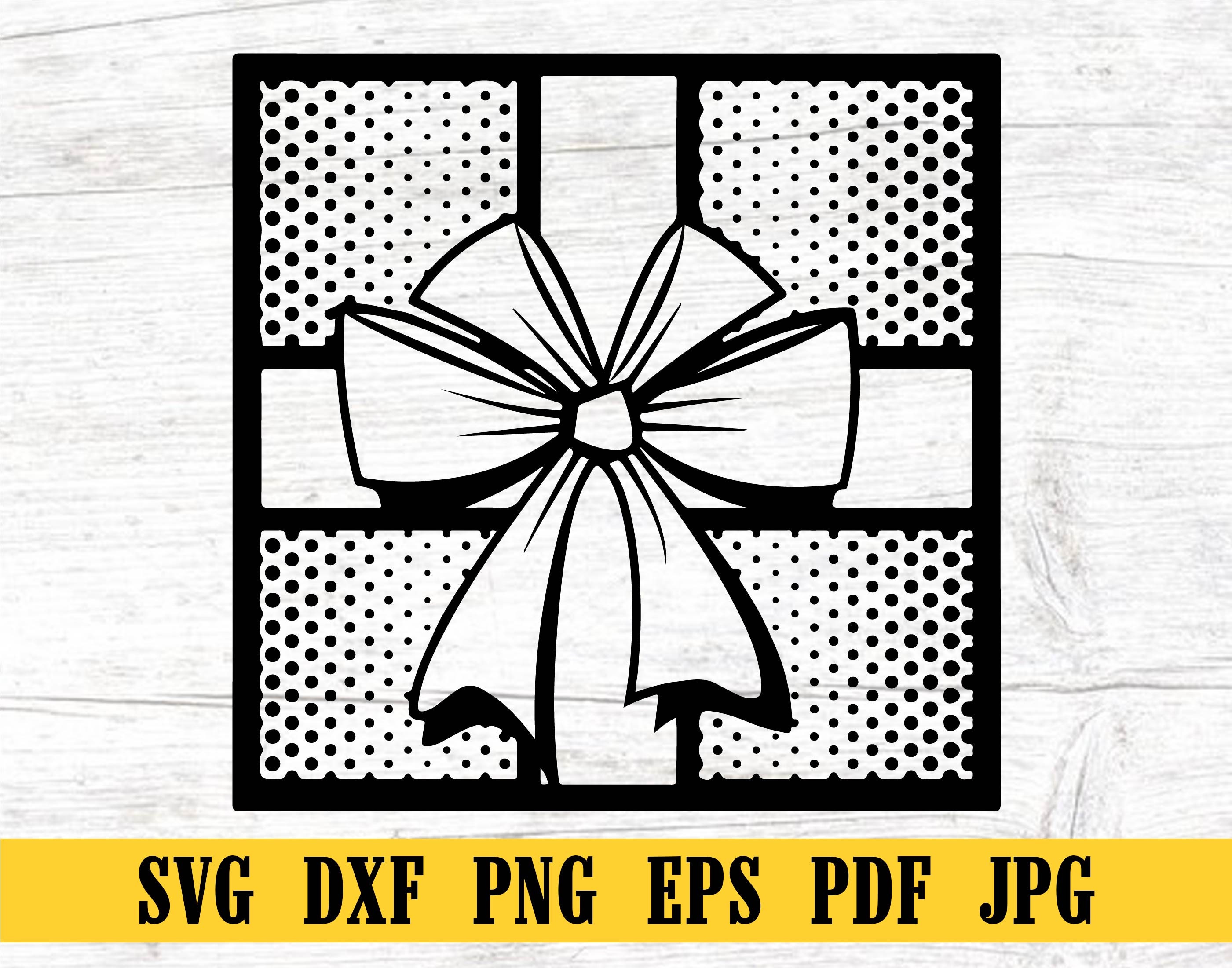 Present SVG, Gift Svg, Gift Box Svg, Ribbon SVG, Png, Svg Files for ...