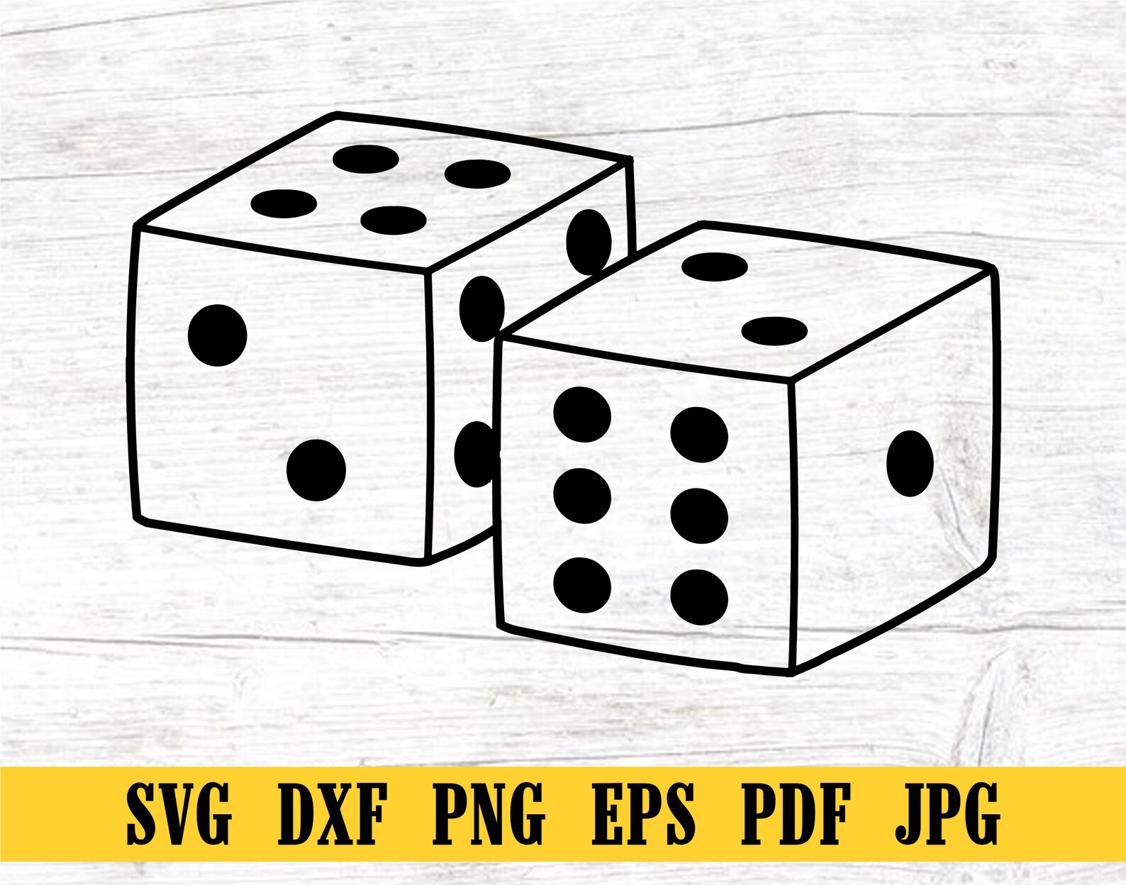 Dice Svg, Two Dice Svg, Casino Svg, Gambler Svg, Gambling Svg, Las ...