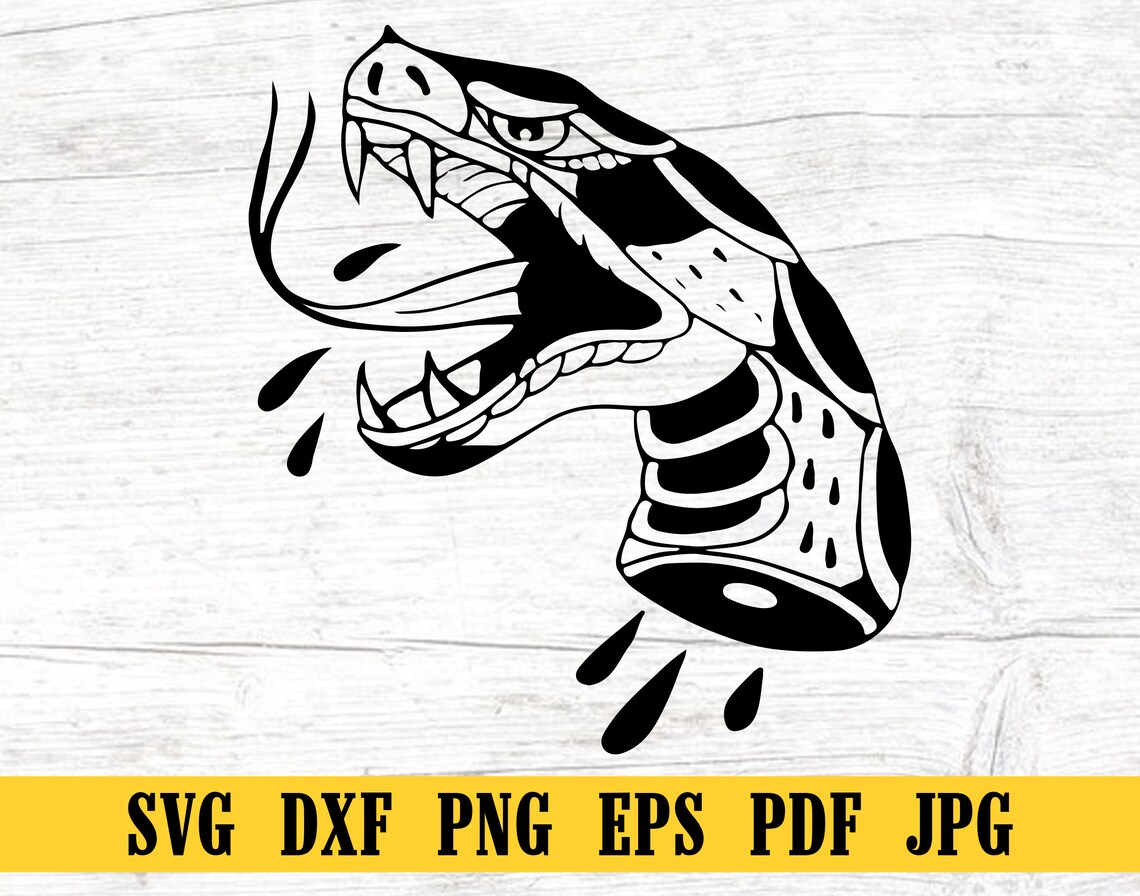 Angry Viper Snake Svg, Viper Svg, Snake Mascot Svg, Snake Svg, Viper ...