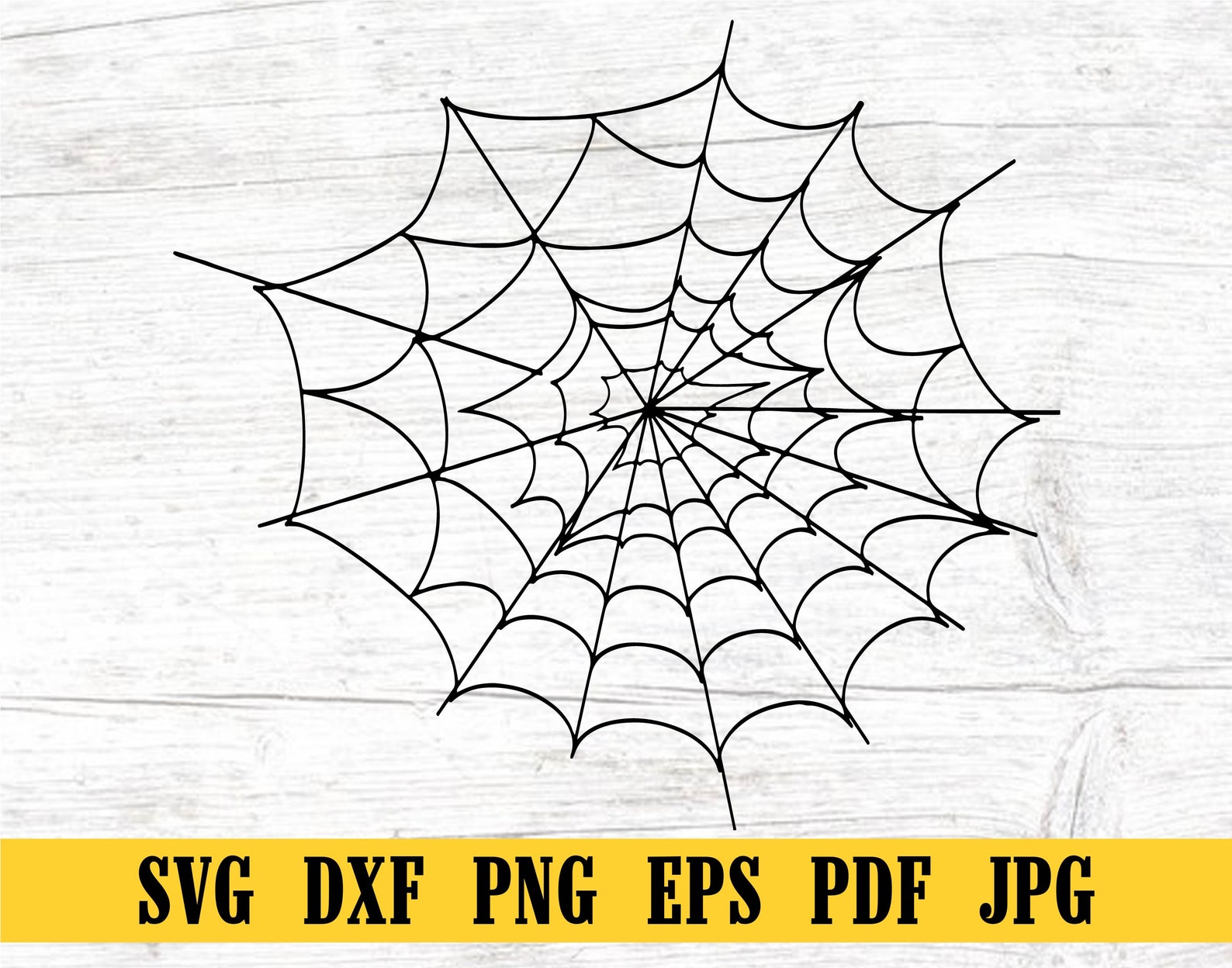 Spider Web Svg, Spider Svg, Halloween Decor Svg, Web Png. Vector Cut ...