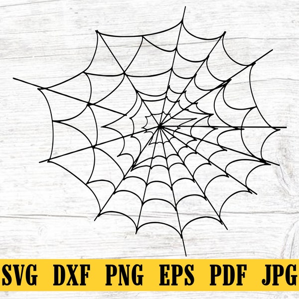 Spider Web Svg - Etsy
