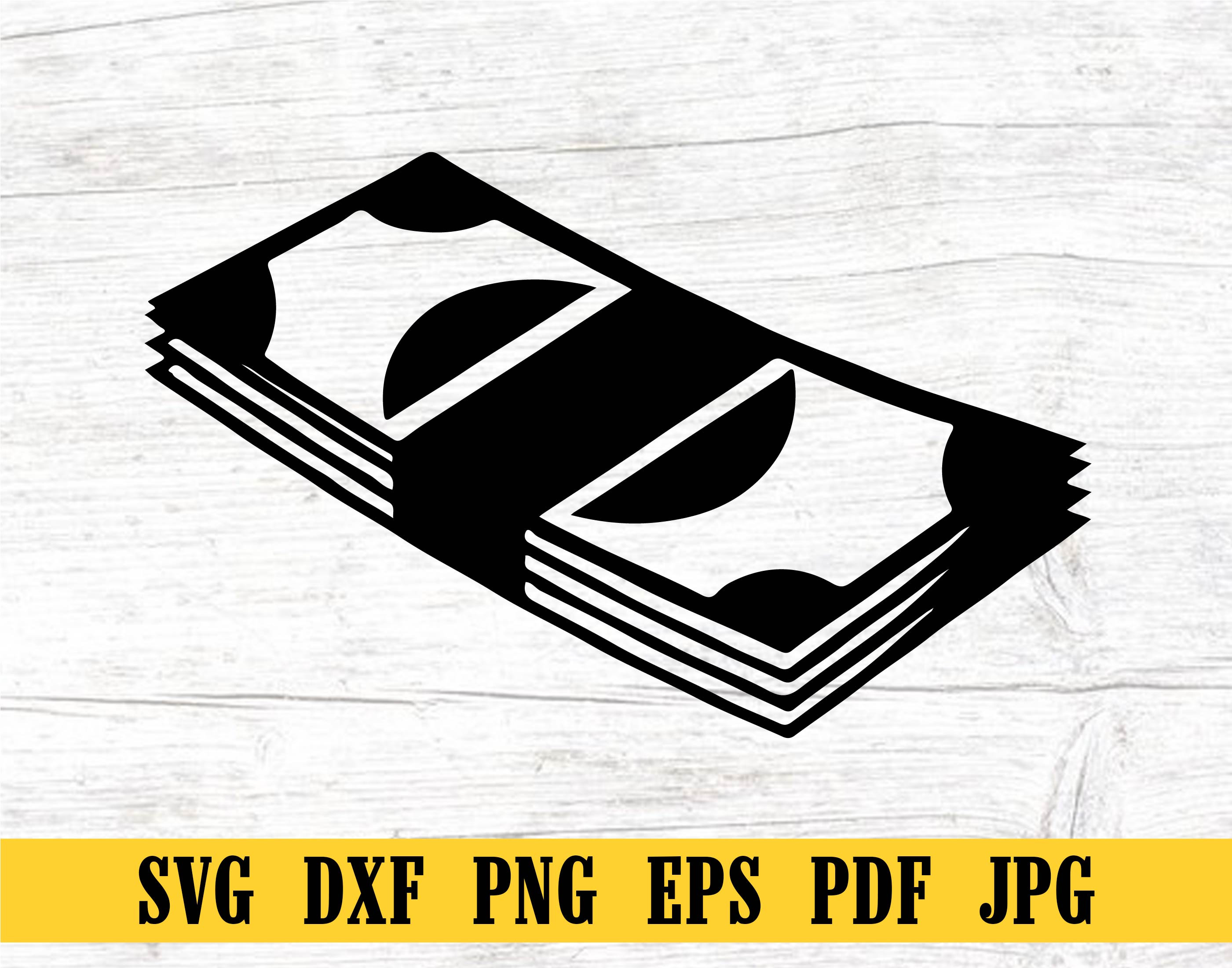 Money SVG, Cash Svg, Dollar Svg, Money Cut File, Money DXF, Money PNG ...