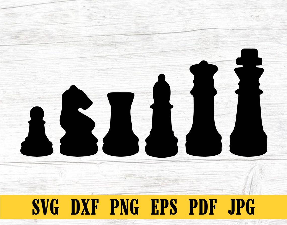 Chess SVG, Chess PNG, Chess Clipart, Chess Pieces Svg, Chess Pieces Png ...