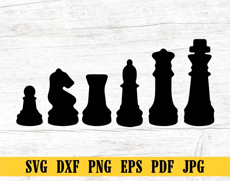 Chess SVG, Chess PNG, Chess Clipart, Chess Pieces Svg, Chess Pieces Png ...