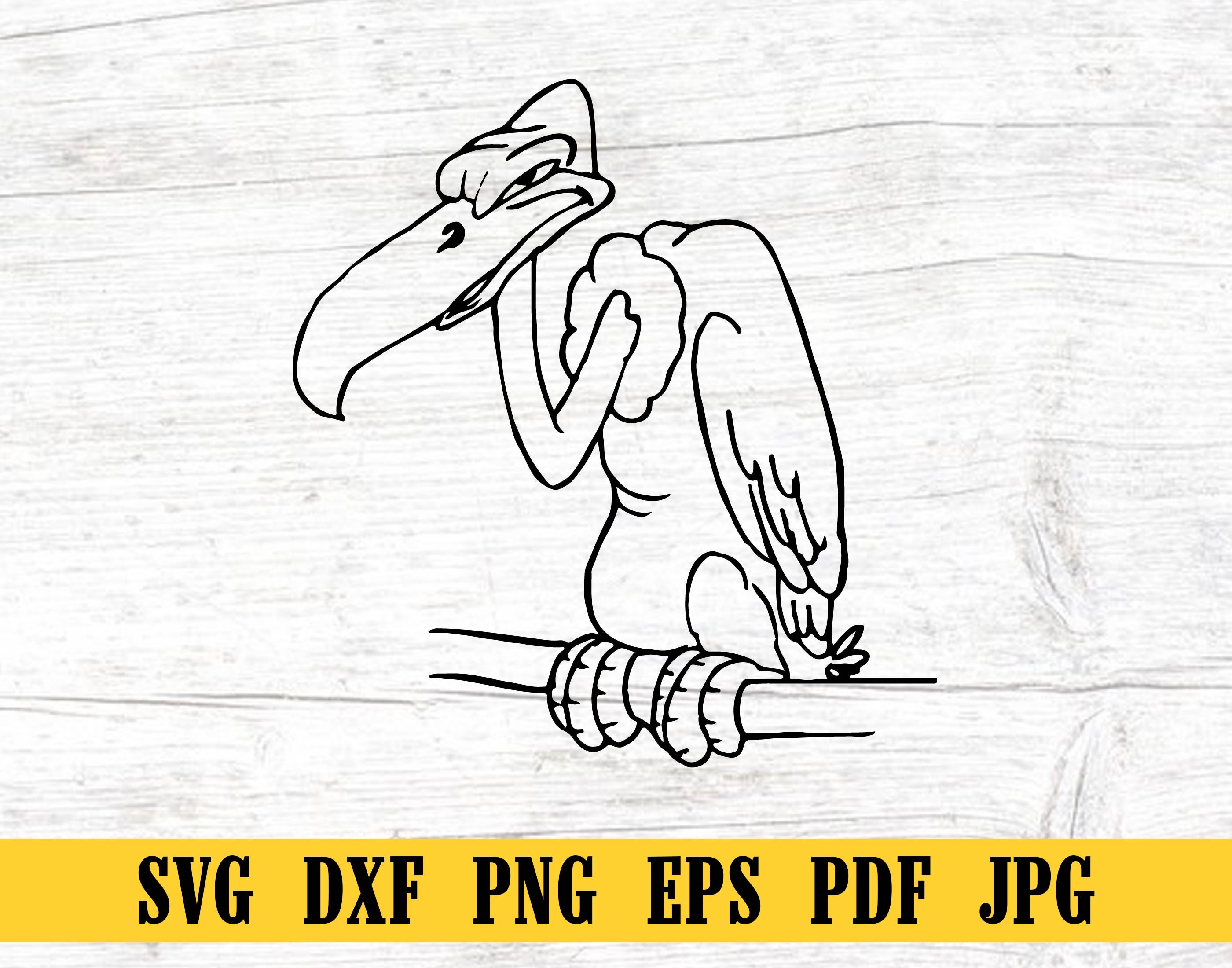 Beaky Buzzard Coloring Page