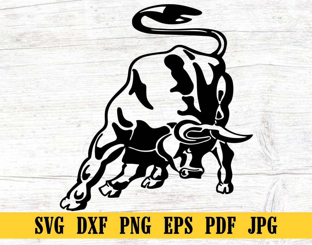 Animal SVG, Bull Head SVG, Bull Slihouette, Bull Clip Art, Bull Head ...