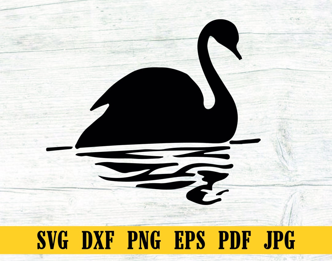 Swan Svg Beautiful Swan Svg Swan Cut File Swan Vector Swan Png