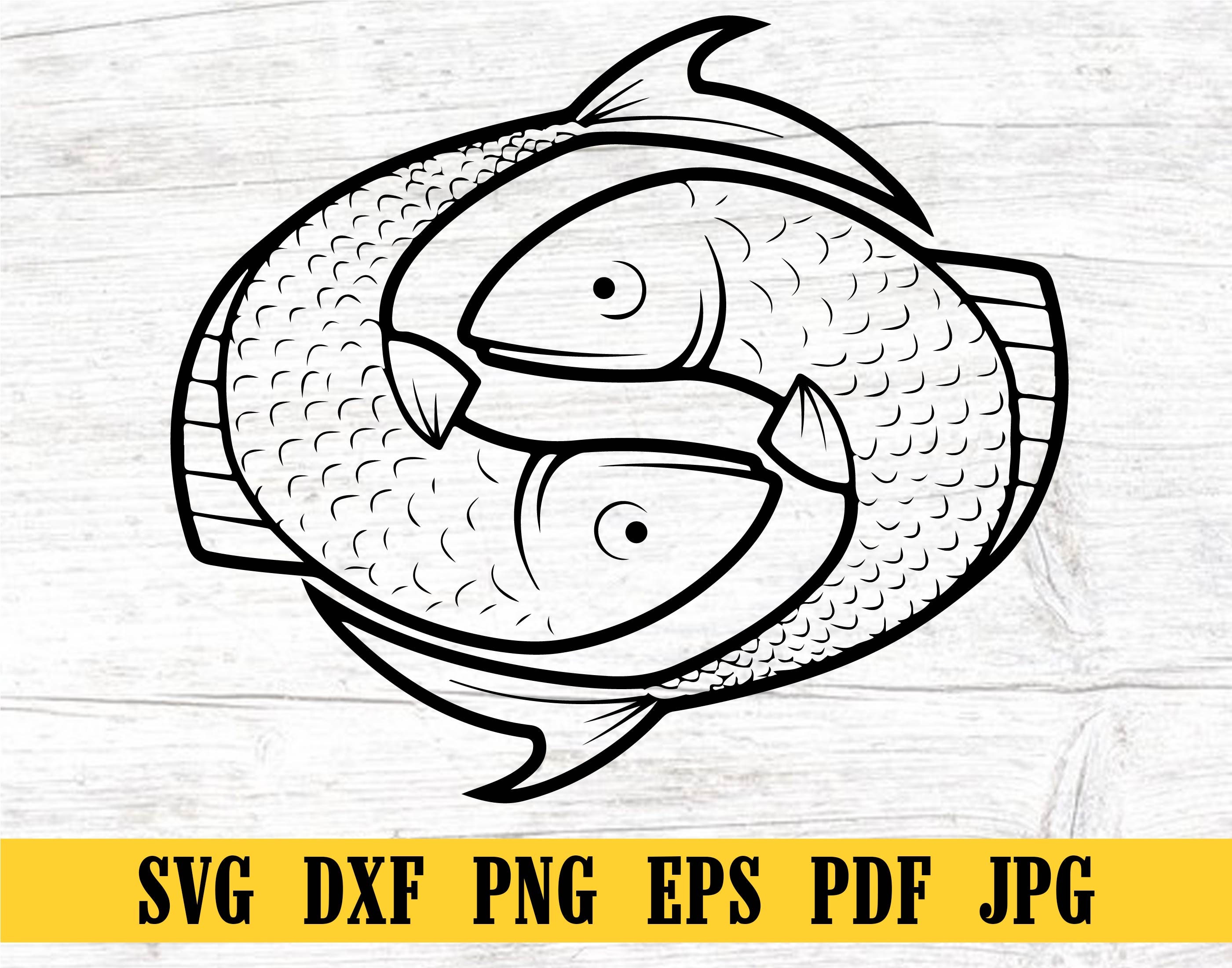 Pisces SVG, Pisces Zodiac Svg, Zodiac Signs SVG, Astrology Signs Svg ...