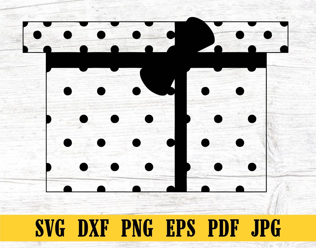 Present SVG, Gift Svg, Gift Box Svg, Ribbon SVG, Png, Svg Files for ...