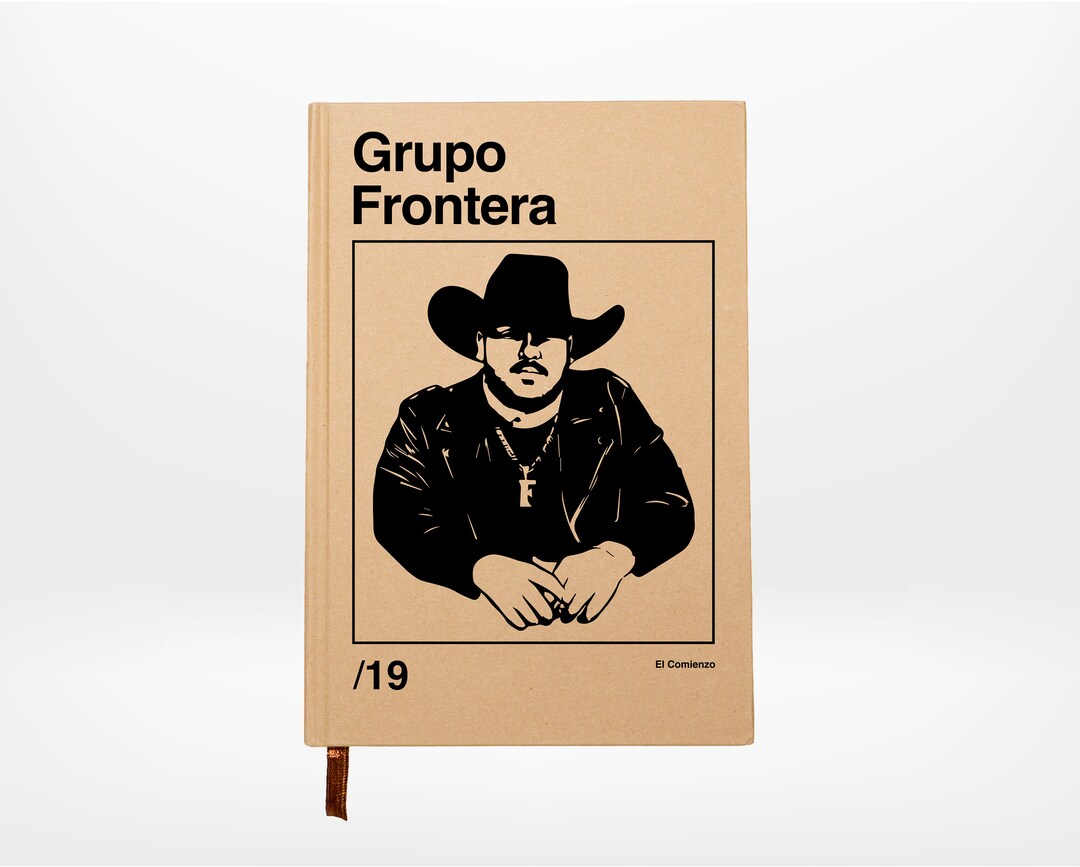 Grupo Frontera Music Notes Measures 8.3 X 5.7 200 Blank Pages Notebook ...