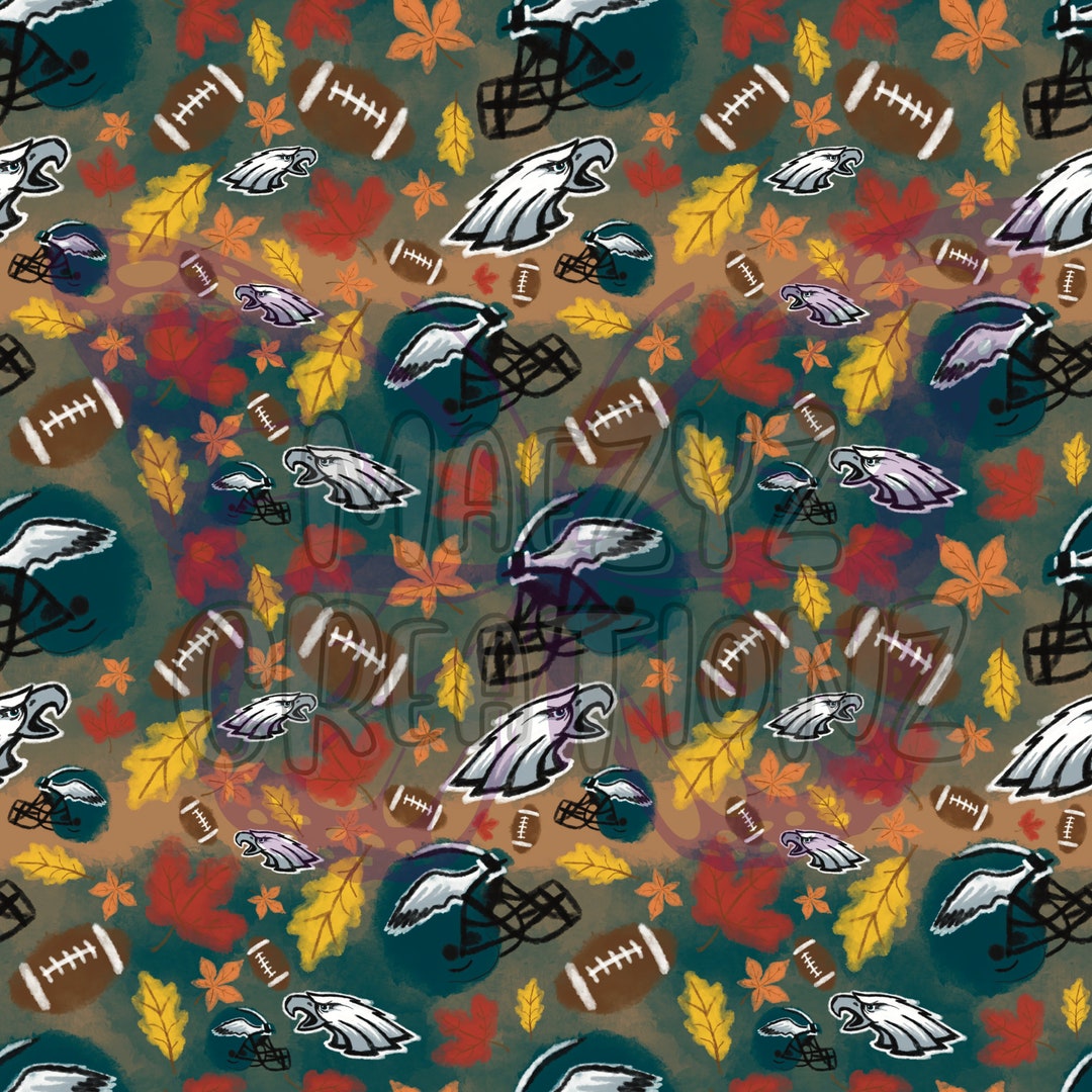 Football Eagles Seamless File - Etsy