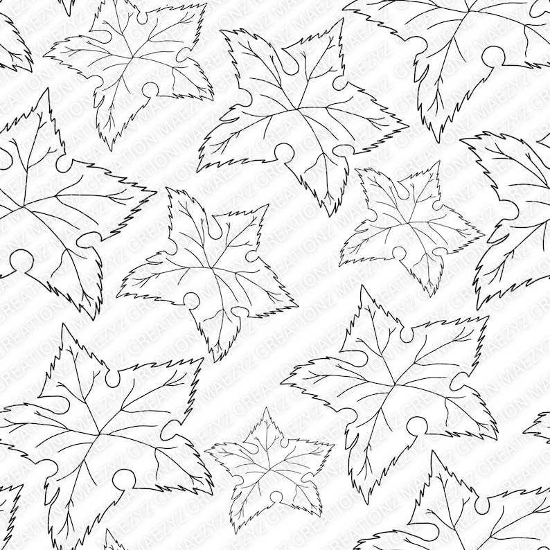 Hoja de dinosaurio para colorear archivo sin costuras - Etsy México