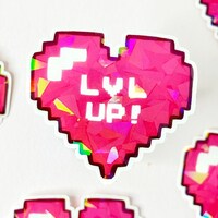 Gaming Sticker Sheet | Cute Gamer Girl Stickers Games Console Kawaii PC ...