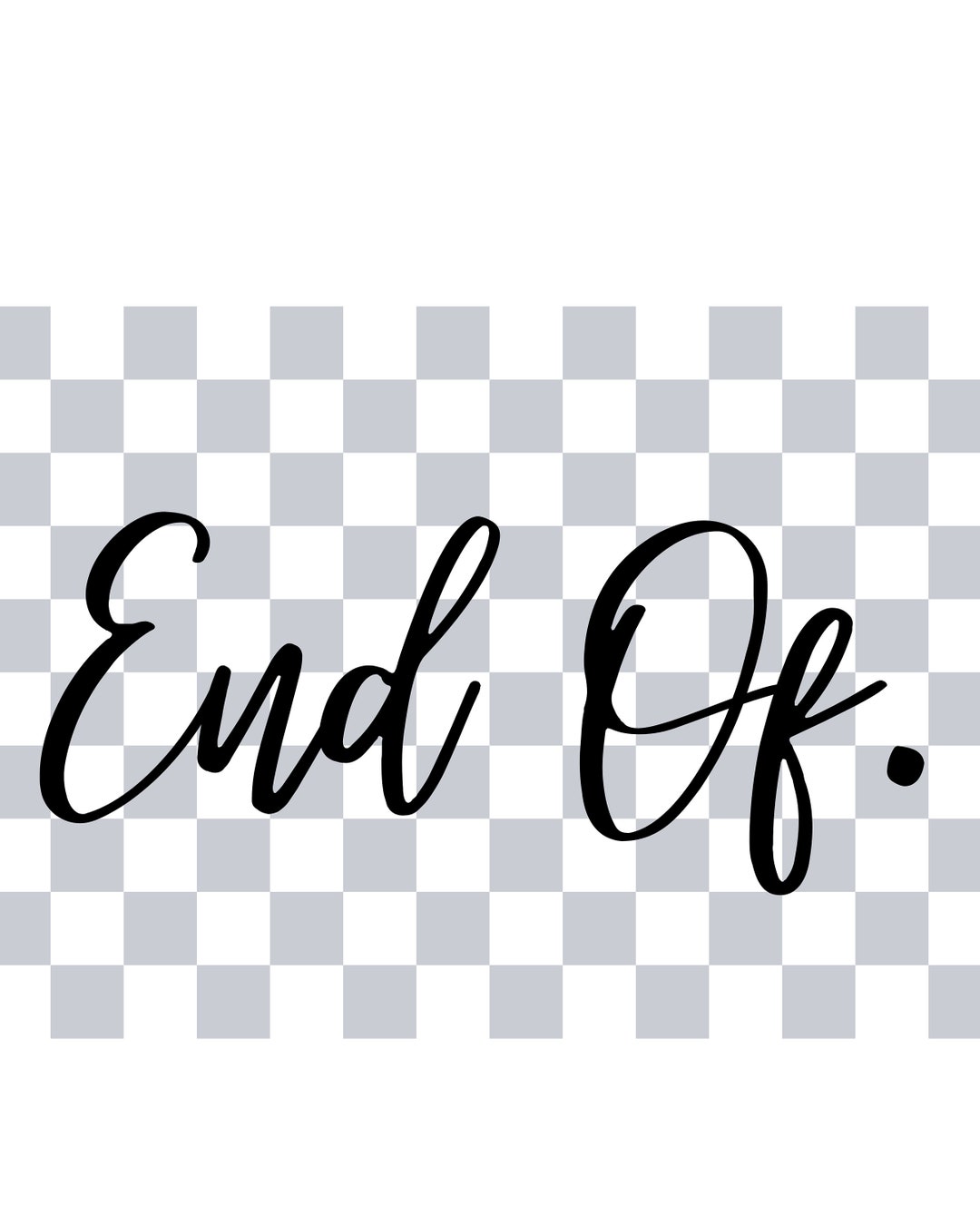 End of Png/svg - Etsy